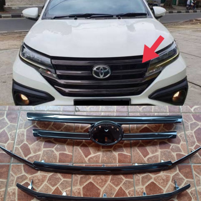 Jual GRILL GRILLE RADIATOR TOYOTA ALL NEW RUSH DAIHATSU TERIOS 2018 ...