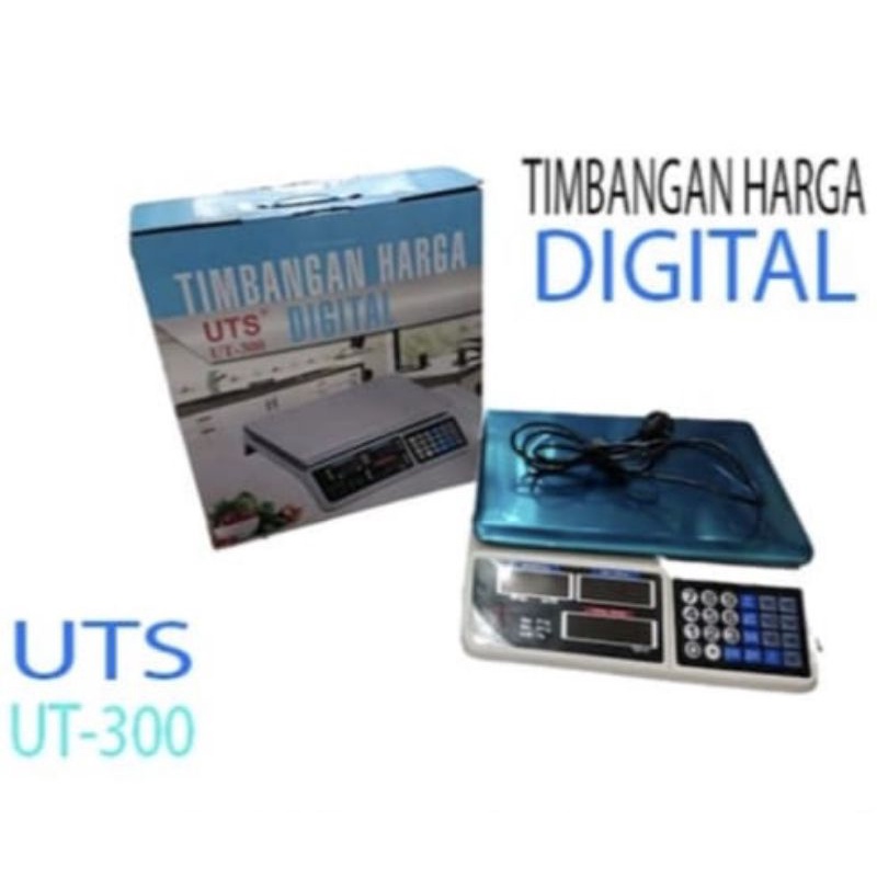 Jual TIMBANGAN HARGA DIGITAL 40 kg UTS UT300/Timbangan Sayur timbangan ...