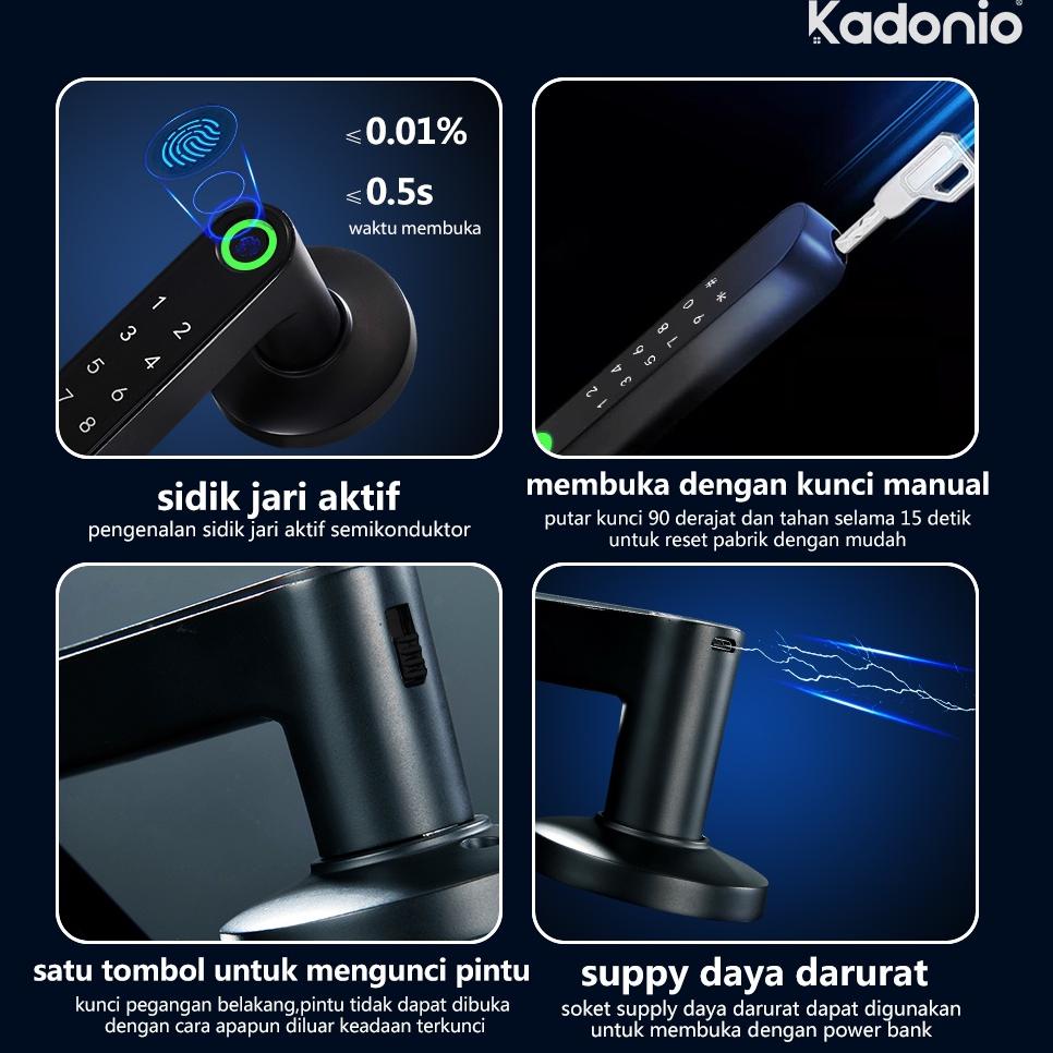 Jual Spesial Promo // CnL Kadonio kunci Pintu digital sidik jari ...