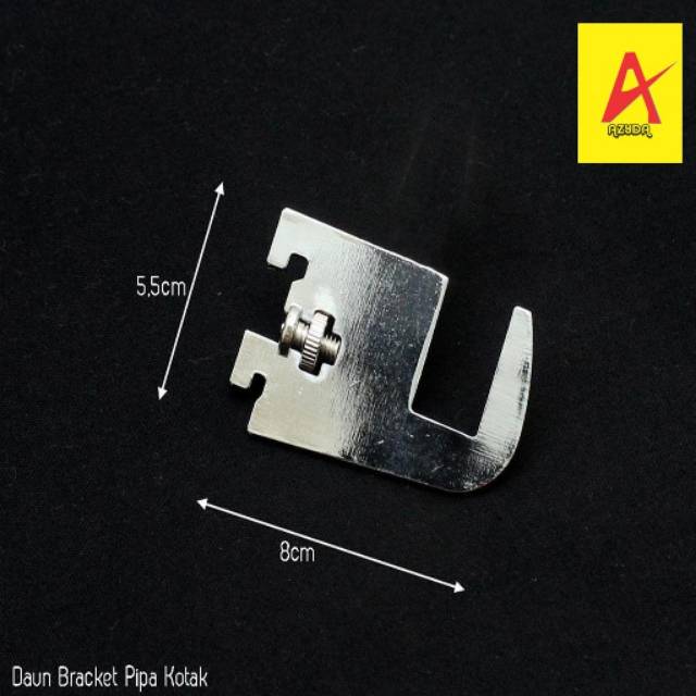 Jual Daun Bracket Tembok Pipa Kotak 5 cm Breket Multifungsi | Shopee ...