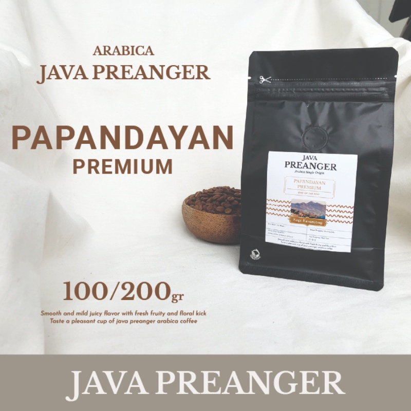 Jual Arabica Java Preanger Papandayan Premium Kopi Bean, Bubuk 100 ...