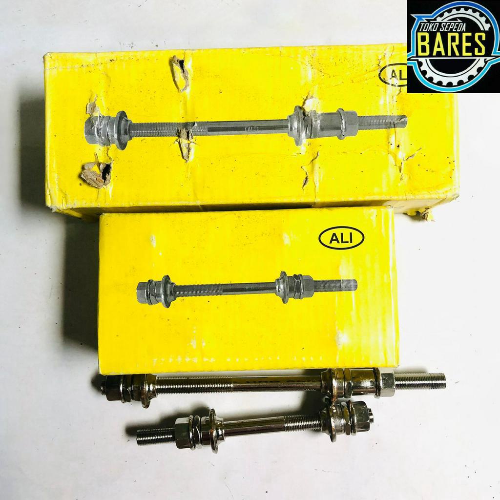 Jual As Roda Depan / Belakang Sepeda Ali / Front / Rear Hub Spindle ...