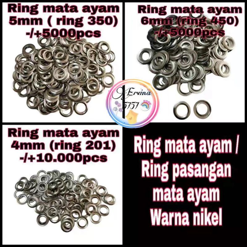 Jual ring mata ayam eyelet / ring pasang mata ayam eyelet | Shopee ...