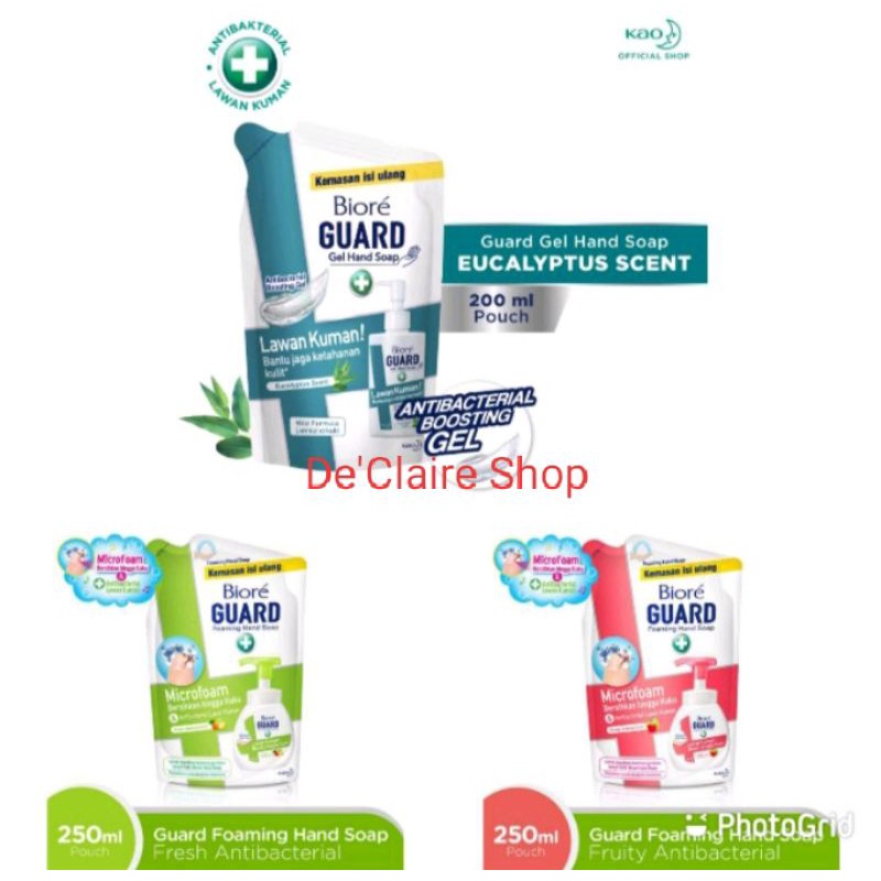 Jual Biore Guard Foaming Hand Soap Fresh Antibacterial Refill 200 ml ...