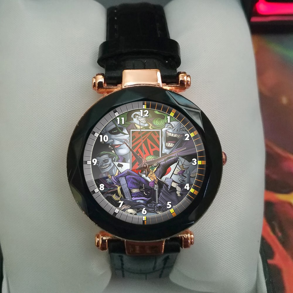 Jual JAM TANGAN WANITA CUSTOM JOKER ART 1 (GAMBAR BISA CUSTOM) | Shopee ...
