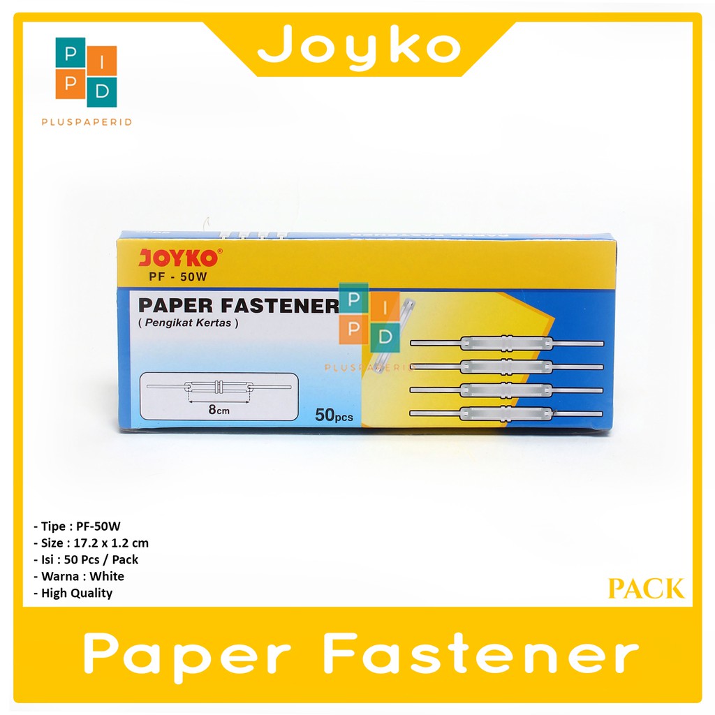 Jual JOYKO - Klip Paper Fastener - PF-50W Acco - Pack | Shopee Indonesia