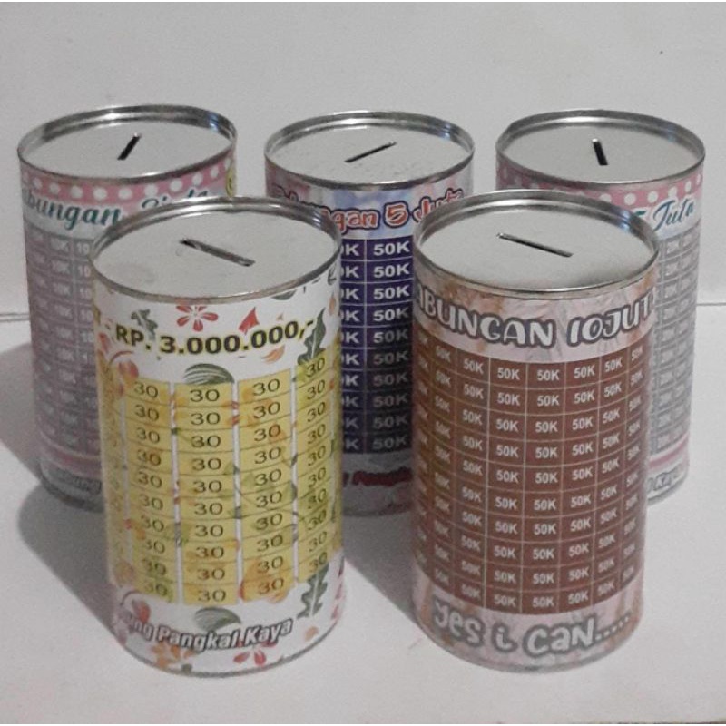 Jual CELENGAN TARGET KALENG BUKA / CELENGAN TABUNGAN | Shopee Indonesia
