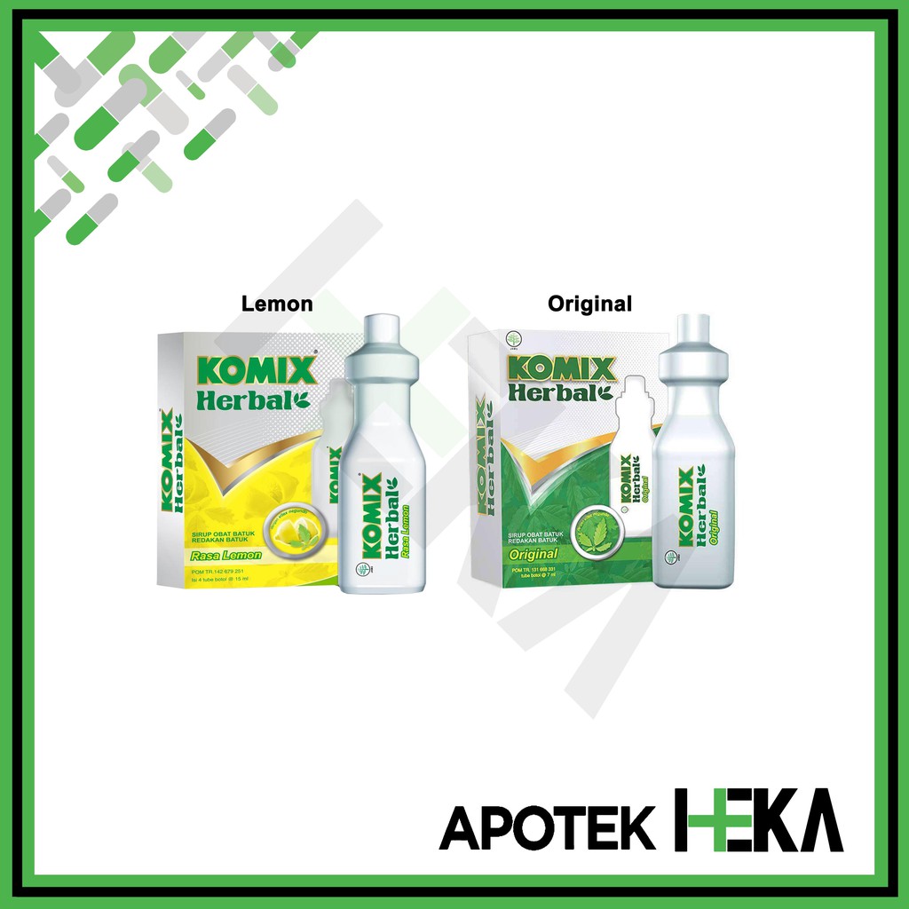 Jual Komix Herbal Tube Botol 15 ml Box isi 4 | Shopee Indonesia