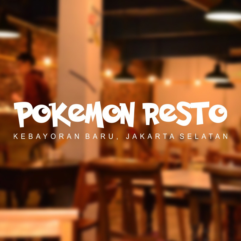 Jual Sticker Custom Cartoon Pokemon Cafe Rumah Mobil Kaca Dinding 60 #4 ...