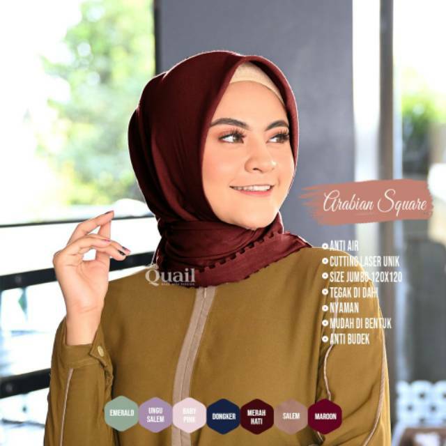 Jual Arabian Square segiempat - Quail Original | Shopee Indonesia