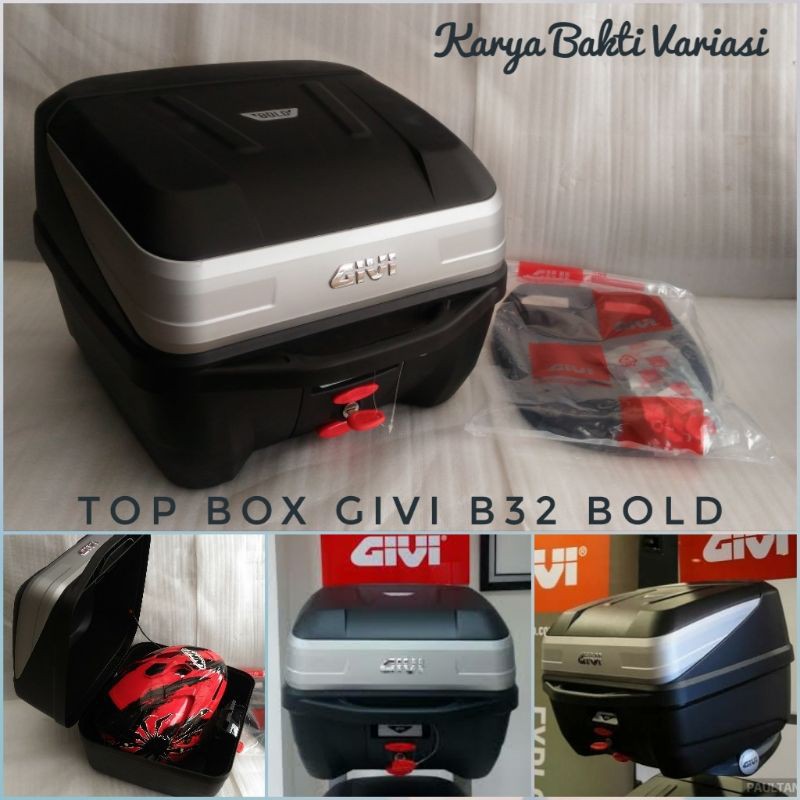 Jual Paket Box Givi B32N + Breket Original Givi For Beat Street & Beat ...