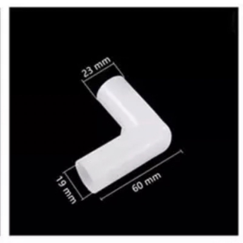 Jual Konektor Siku Elbow 90 Degree inner Diameter 19mm Pipa PVC Untuk ...
