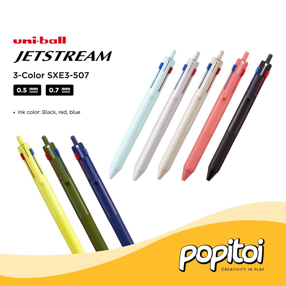 Jual Uniball Jetstream SXE3-507 3 Color 0.5 0.7 mm Multi Ballpoint Pen ...