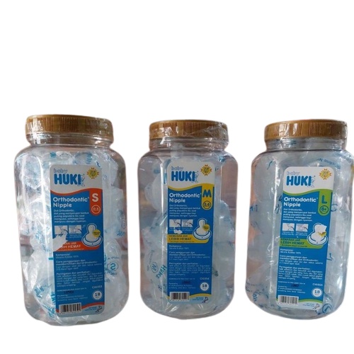 Jual Huki Orthodontic Nipple Dot Jar CI0353/CI0355/CI0354 | Shopee ...