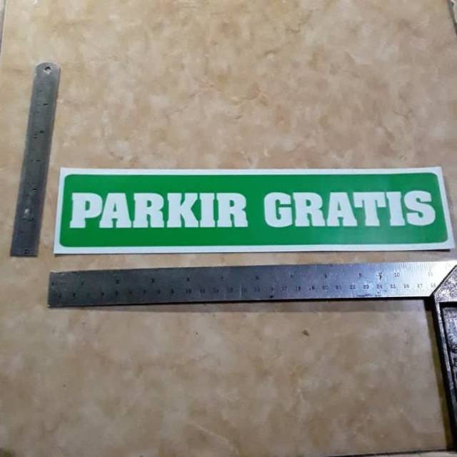 Jual Sticker stiker tanda parkir gratis | Shopee Indonesia