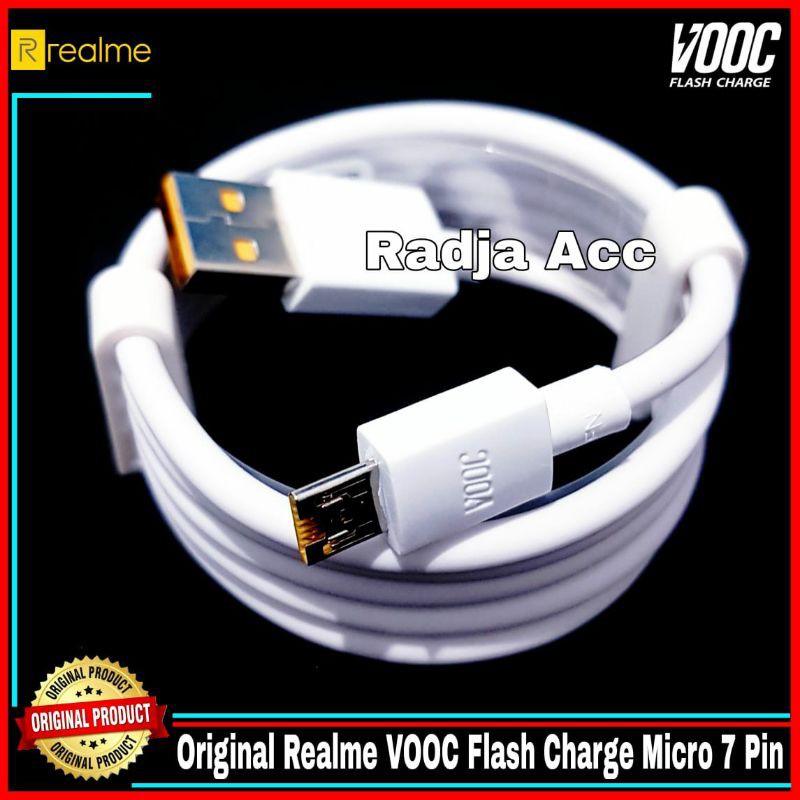 Jual Kabel Data Realme 3 Pro Vooc Flash Charge Original 100% Micro USB ...