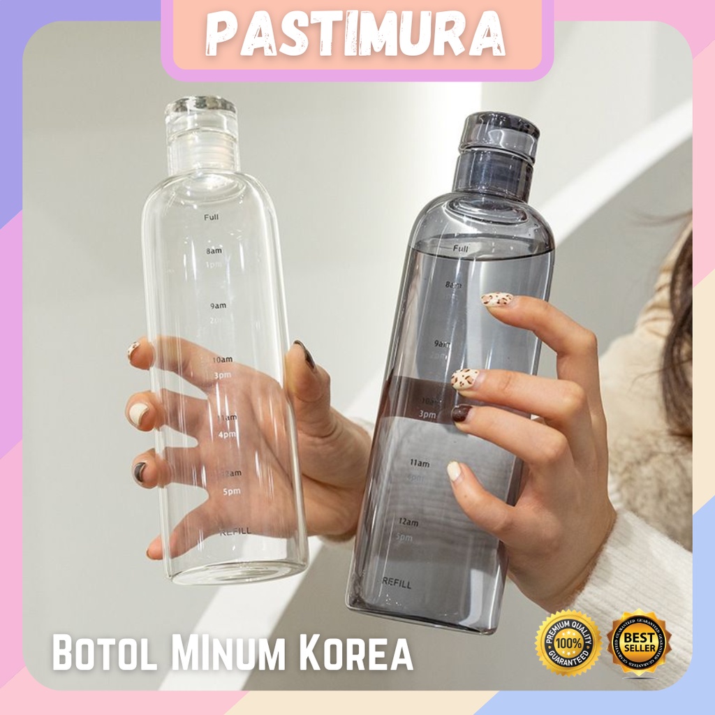 Jual [PSM] Botol Minum Aesthetic Water Bottle Termos Botol Bening ...