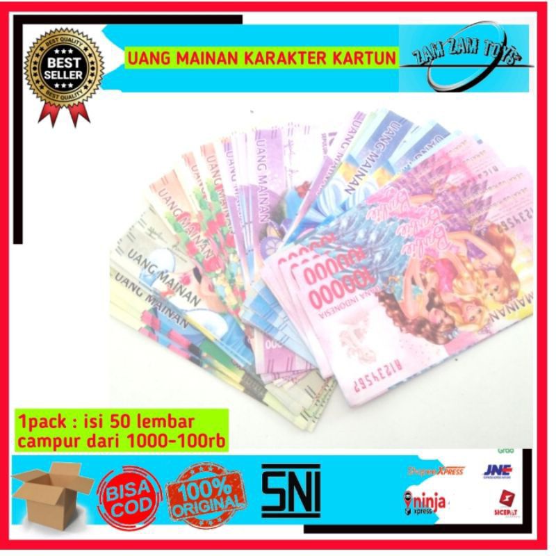 Jual MAINAN UANG KERTAS MIRIP ASLI VERSI BARU | UANG MAINAN KREASI ...