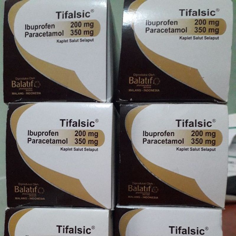 Jual Tifalsic Tablet (ibuprofen+paracetamol) | Shopee Indonesia
