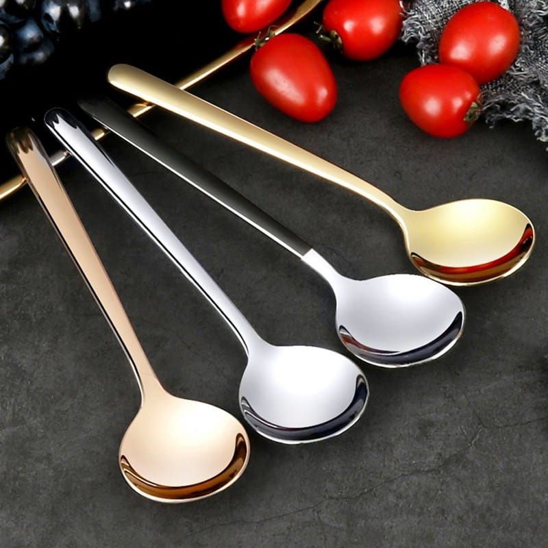 Jual Laristerus79 Sendok bulat makan steinless stell 3buah es cream ...