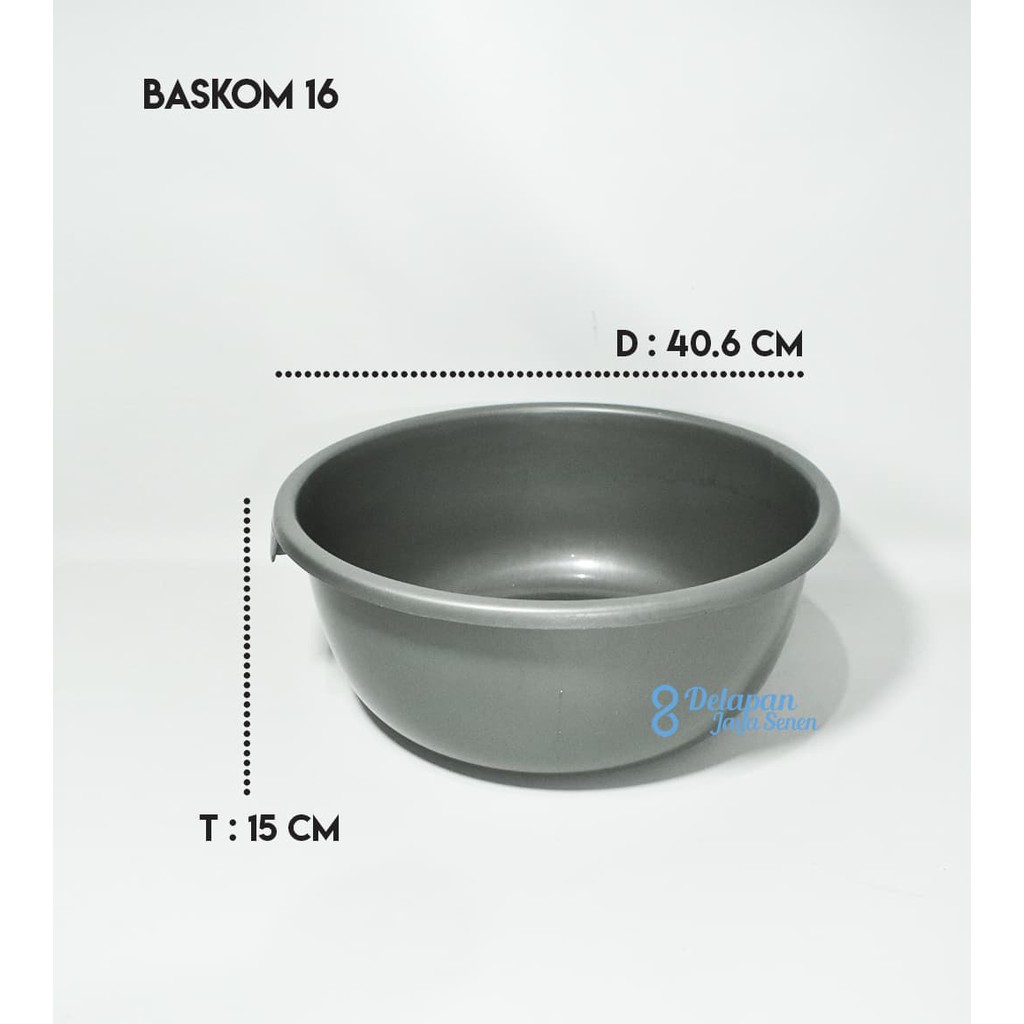 Jual Baskom Plastik | Baskom Serbaguna | Baskom Plastik no 16 DIAMETER ...