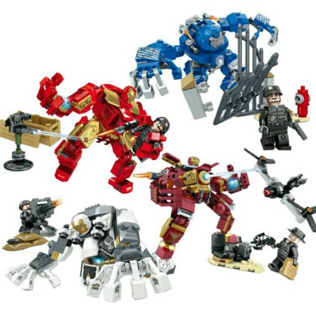 Jual Lego ironman hulkbuster mecha set sy 869 | Shopee Indonesia
