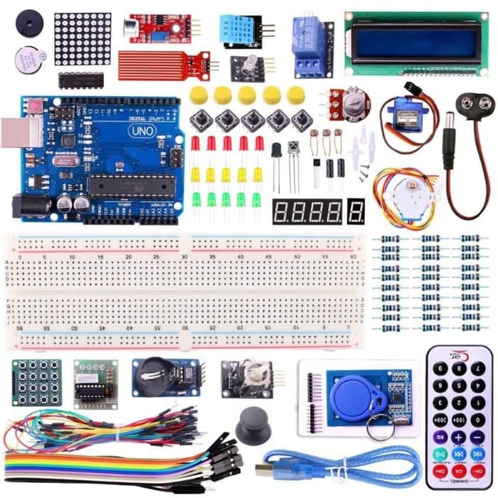 Jual BEGINNER LEARNING KIT ARDUINO - UNO R3 Compatible Version new ...