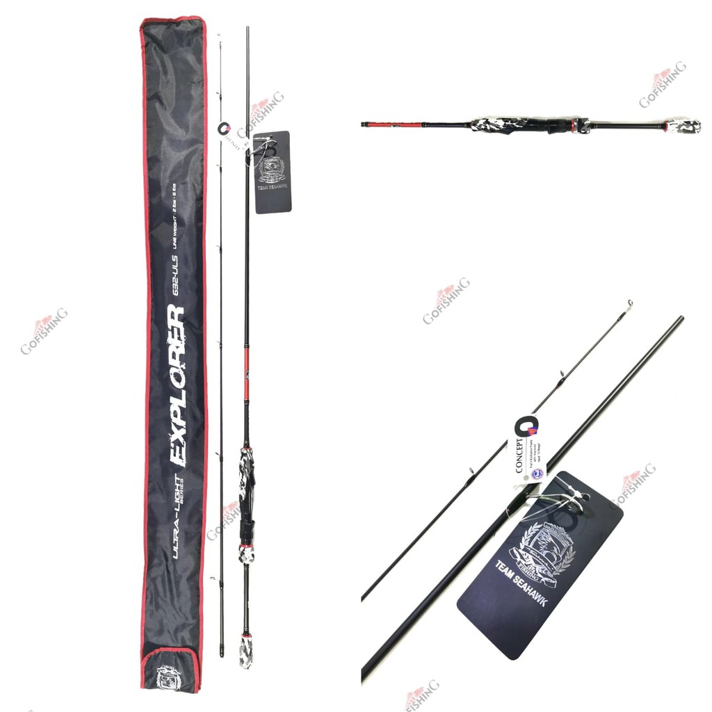 Jual Joran Spinning Seahawk Explorer 632 - 662 - 682 ULS | Shopee Indonesia