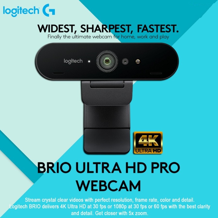 Jual Webcam Logitech Brio 1080p Camera Ultra HD Pro 4K Webcam PC ...