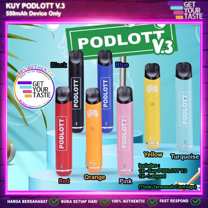 Jual Kuy Podlott V3 550mAh POD DEVICE ONLY by MOVI x SLANK x Vapezoo ...
