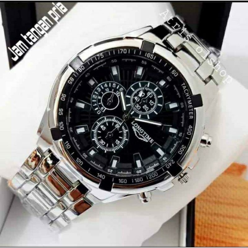 Jual JAM TANGN PRIA LONG T1ME TERRLARIS FREE BATREE CADANGN | Shopee ...