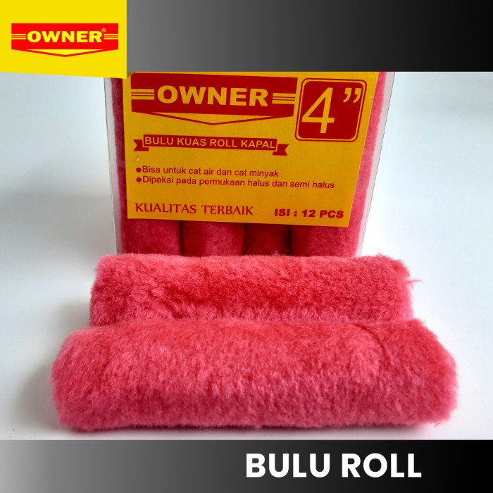 Jual BULU ROLL DOMBA MERK OWNER 4 INCH | Shopee Indonesia