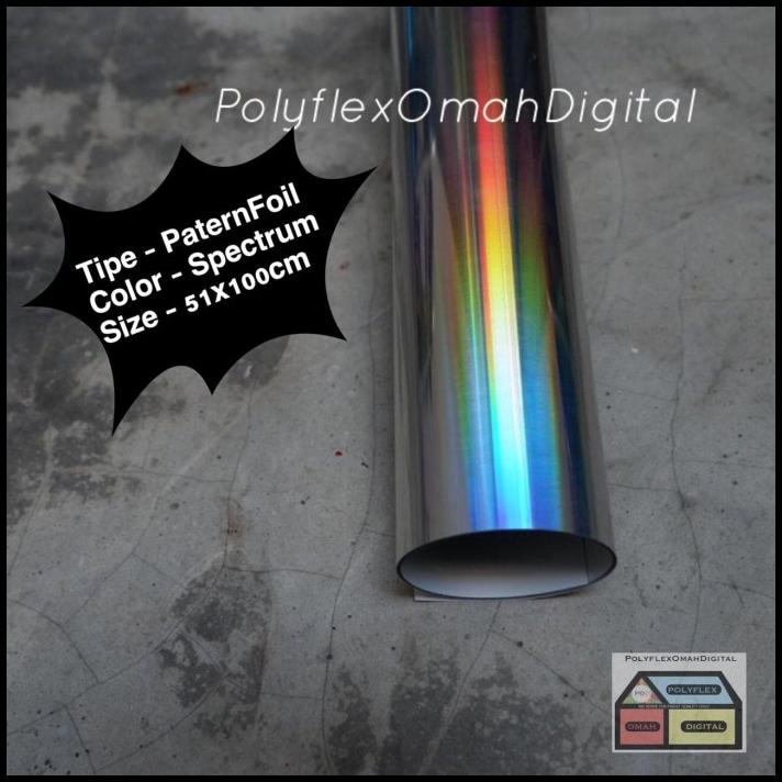 Jual Foilpattern Polyflex Holo Spectrum,, Polyflex Korea | Shopee Indonesia