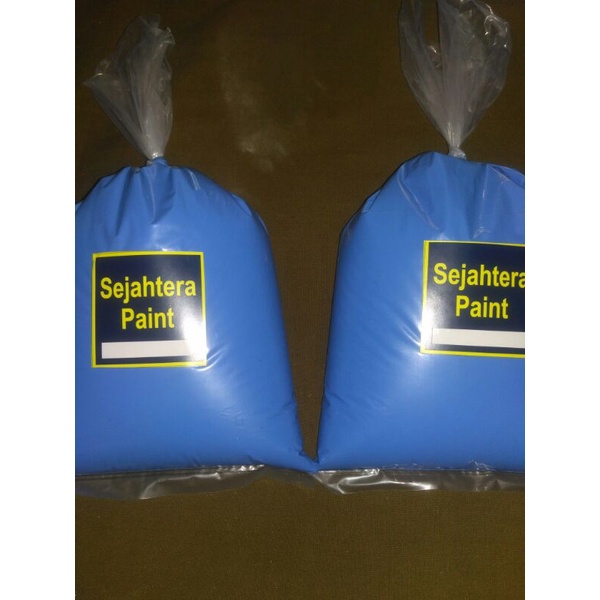 Jual Cat Tembok Kiloan // Biru Langit Tua | Shopee Indonesia