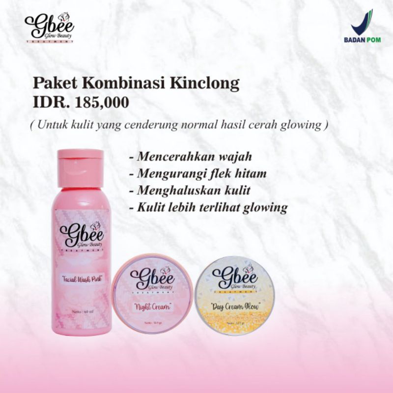 Jual PAKET KOMBINASI GBEE GLOW BEAUTY | Shopee Indonesia