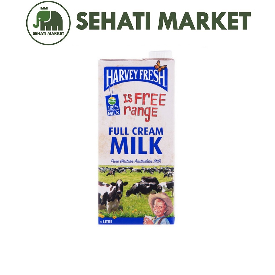Jual HARVEY FRESH FULL CREAM MILK UHT 1 liter | Shopee Indonesia