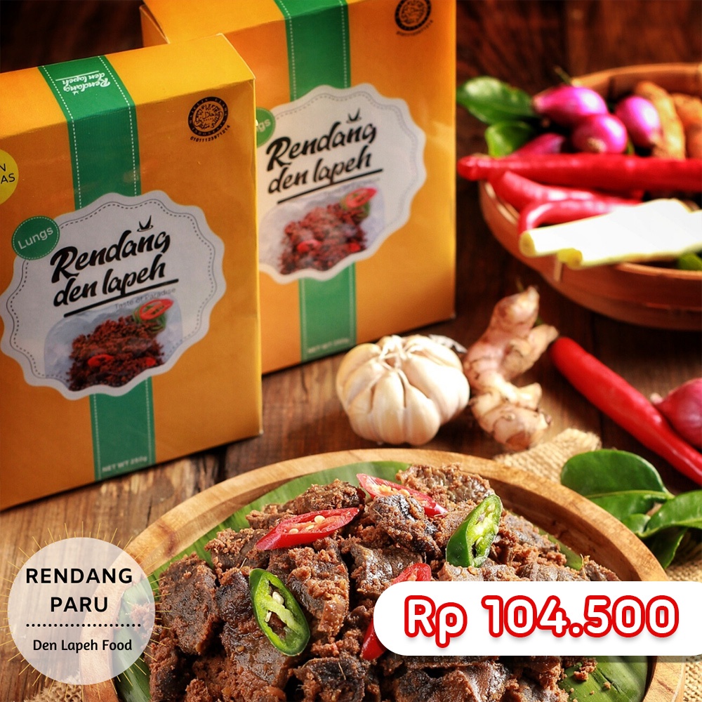 Jual Rendang Den Lapeh - Rendang Paru Asli Padang Rendang Den Lapeh ...