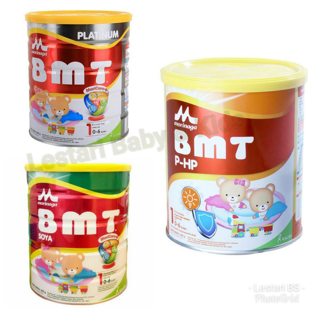 Jual MORINAGA BMT PLATINUM/SOYA/P-HP MORICARE 0-6BULAN/BMT REGULER ...