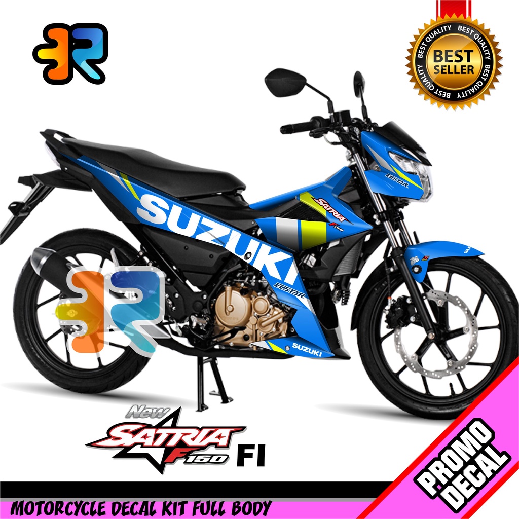 Jual Decal Motor Satria FU FI New Desain Livery 2021 Sticker Decal Full ...
