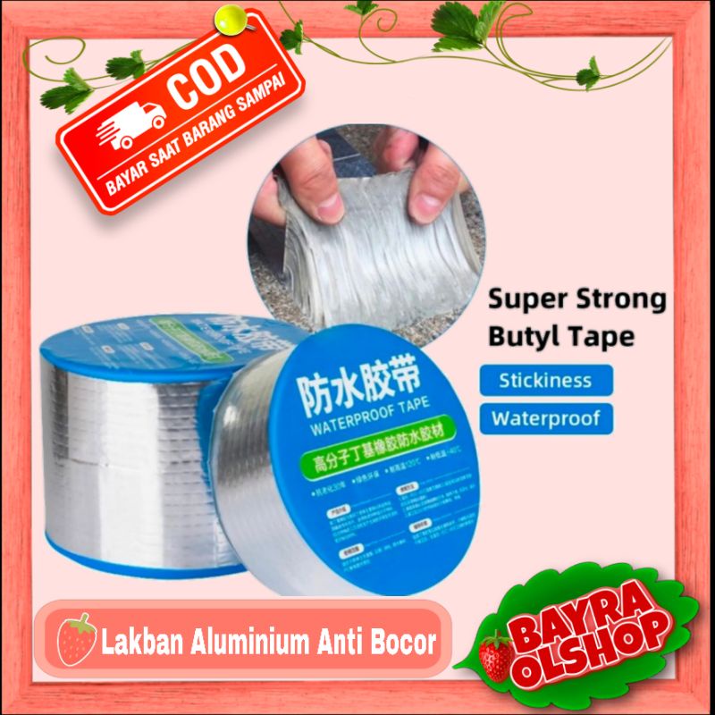 Jual Lakban Alumunium Foil Isolasi Anti Bocor Waterproof | Shopee Indonesia
