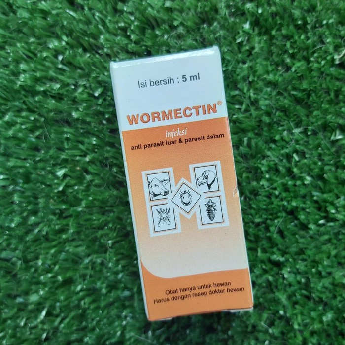 Jual Wormectin Injeksi 5ml, Obat Scabies, Parasit Luar dan Dalam ...
