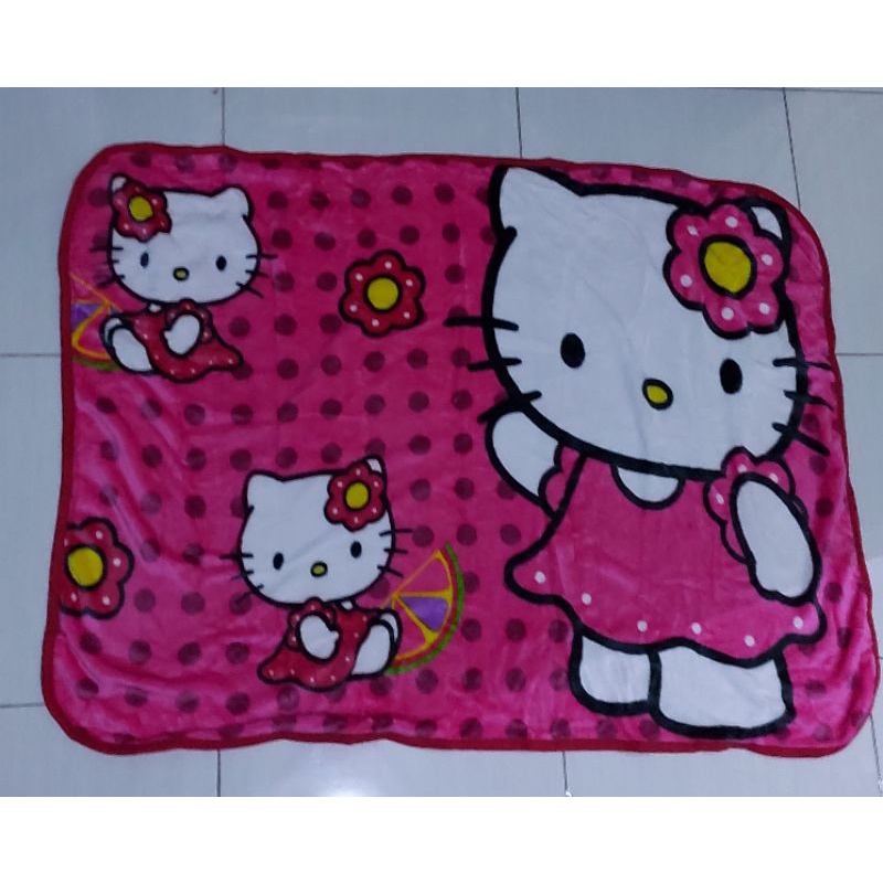 Jual Selimut Karakter anak Hello Kitty small kado newborn | Shopee ...