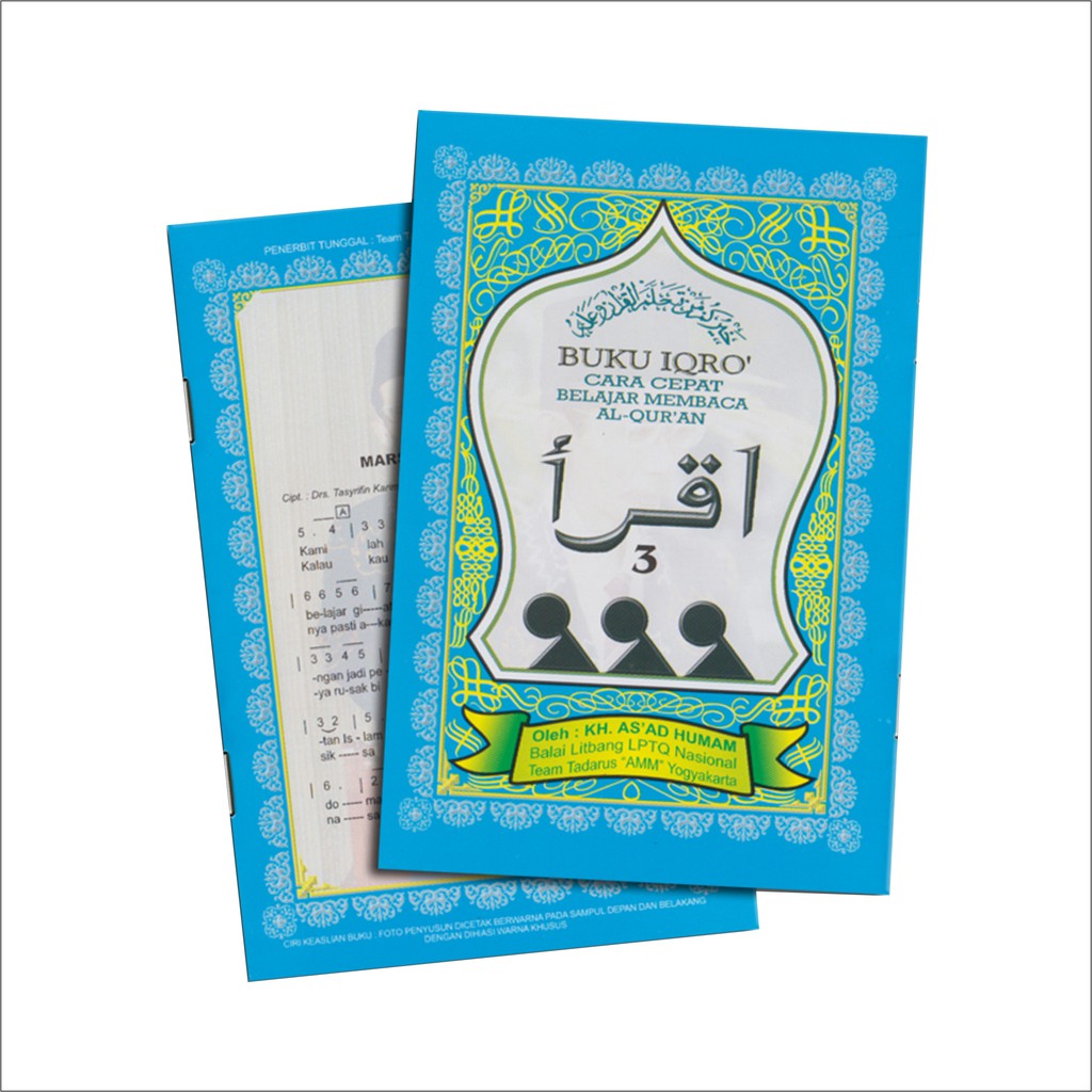 Jual Iqro/Iqra 1-6 Besar Kecil | Cara Cepat Belajar Membaca Al Qur'an ...
