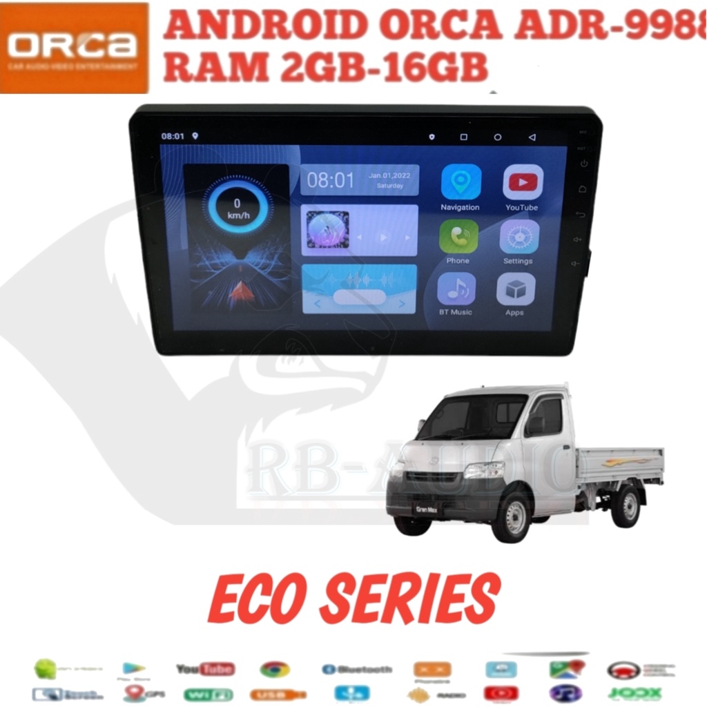 Jual Head Unit Android Orca Eco Series Daihatsu Granmax Luxio 9 inch ...