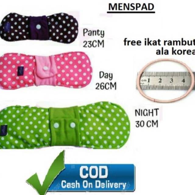 Jual Menspad popok softex Pembalut Kain cuci ulang malam night ...