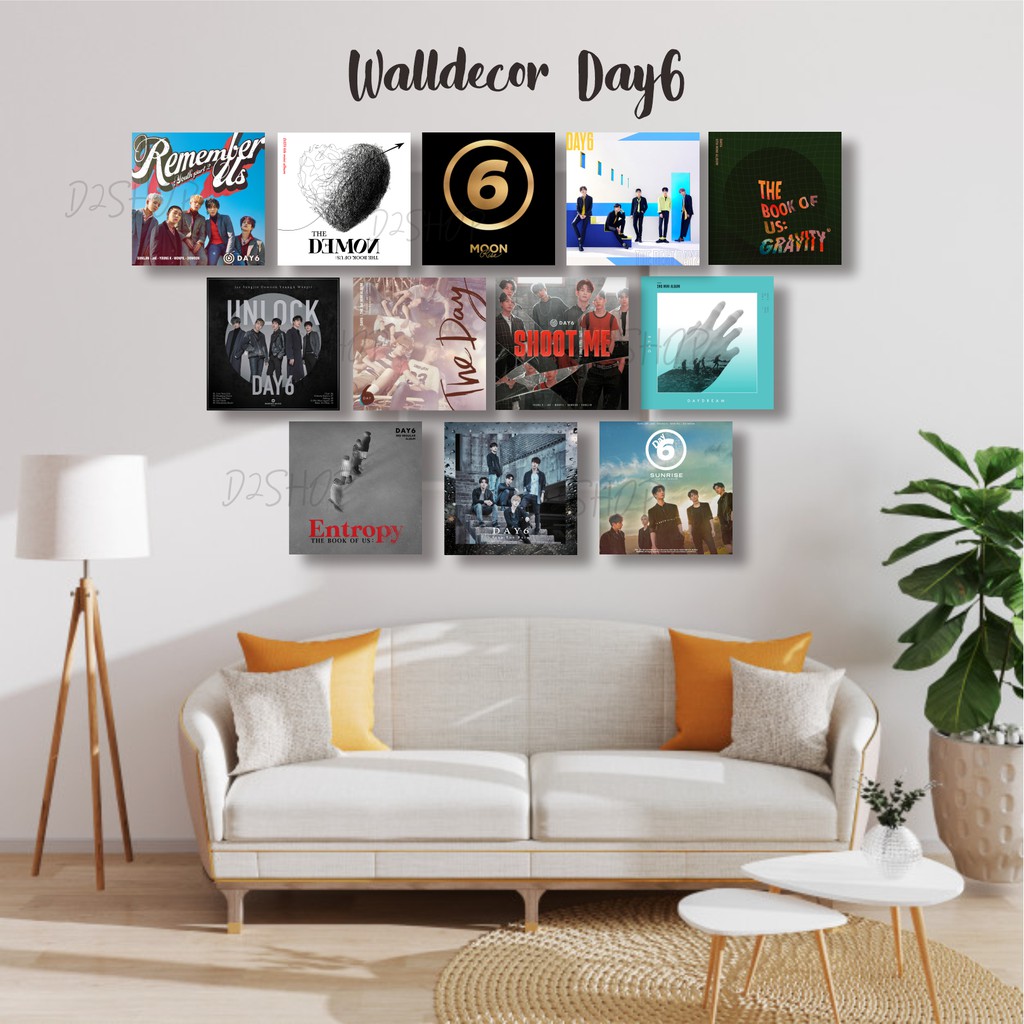 Jual (12PCS) WALL DECOR ALBUM COVER DAY6 | Shopee Indonesia