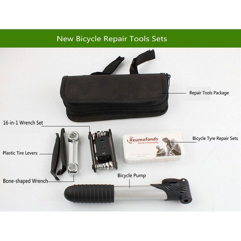 Jual Komplit Tas Toolkit Sepeda Tool Tools Bicycle Repair kit Reparasi Kunci Perlengkapan Tambal ...
