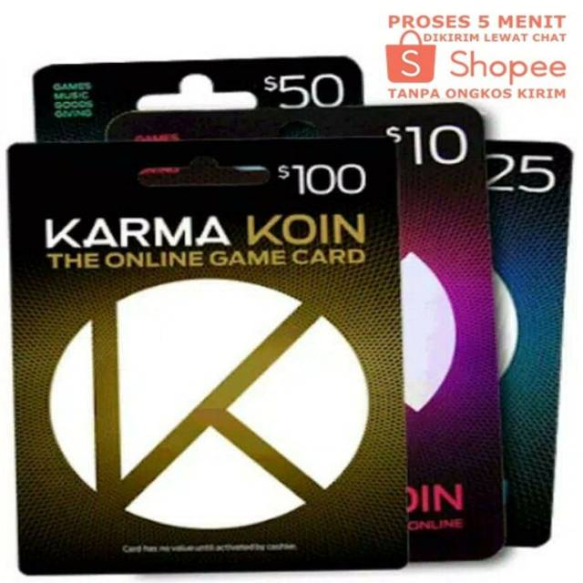 Jual Karma Koin Gift Card | Shopee Indonesia