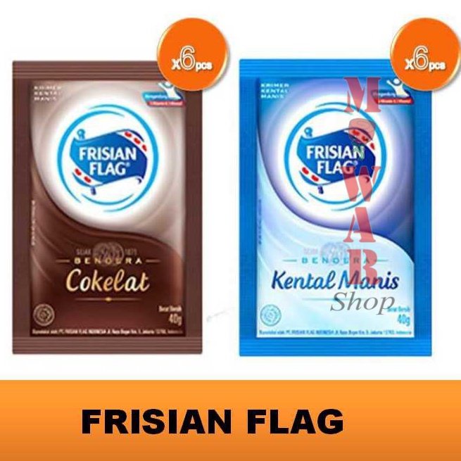 Jual (6 sachet x 1 renteng) FRISIAN FLAG Susu Kental Manis Sachet ...