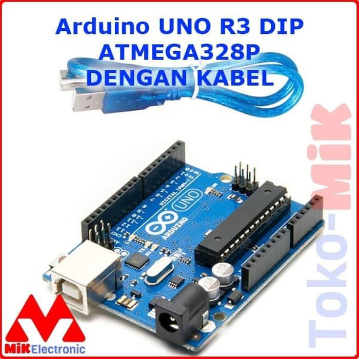 Jual HARGA TURUN ARDUINO UNO R3 MEGA328P ATMEGA328P DIP DENGAN USB ...